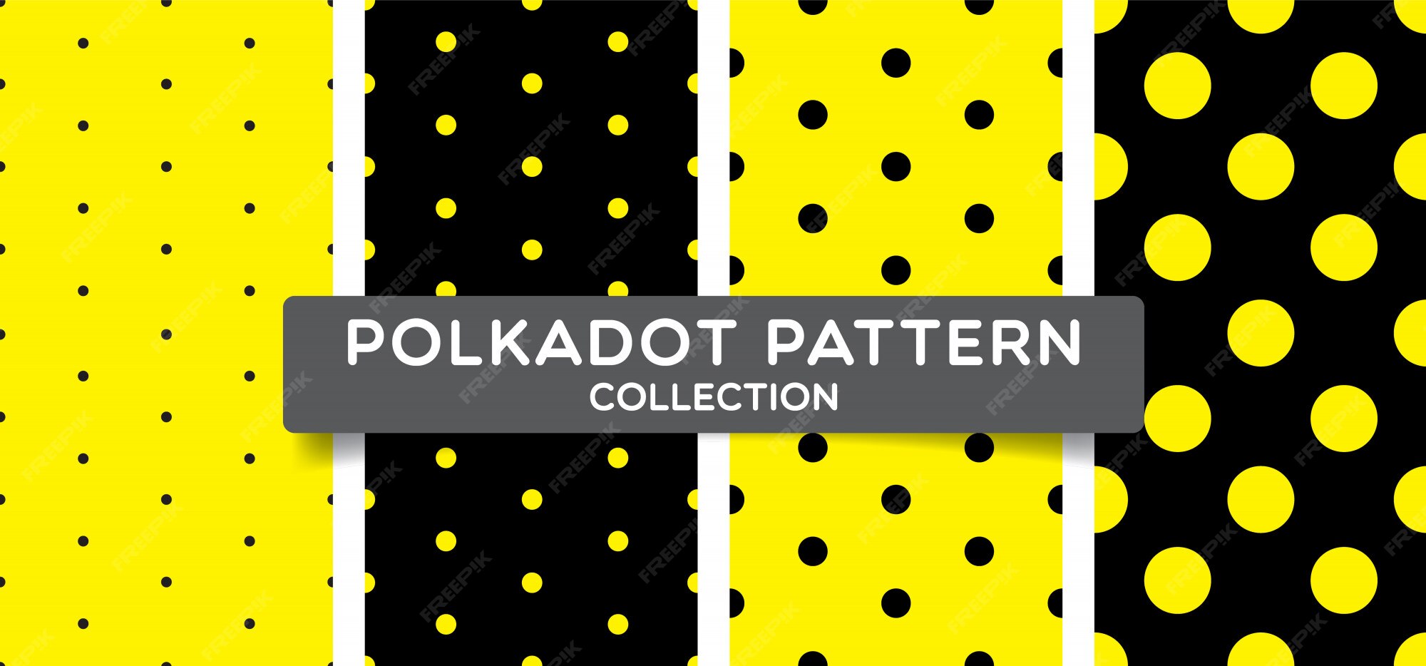 Premium Vector | Trendy polka dots seamless pattern collection. Premium Vector | Trendy polka dots seamless pattern collection.
