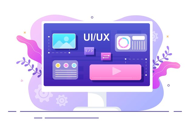 Premium Vector | Ui & ux programmer flat design vector illustration for ...
