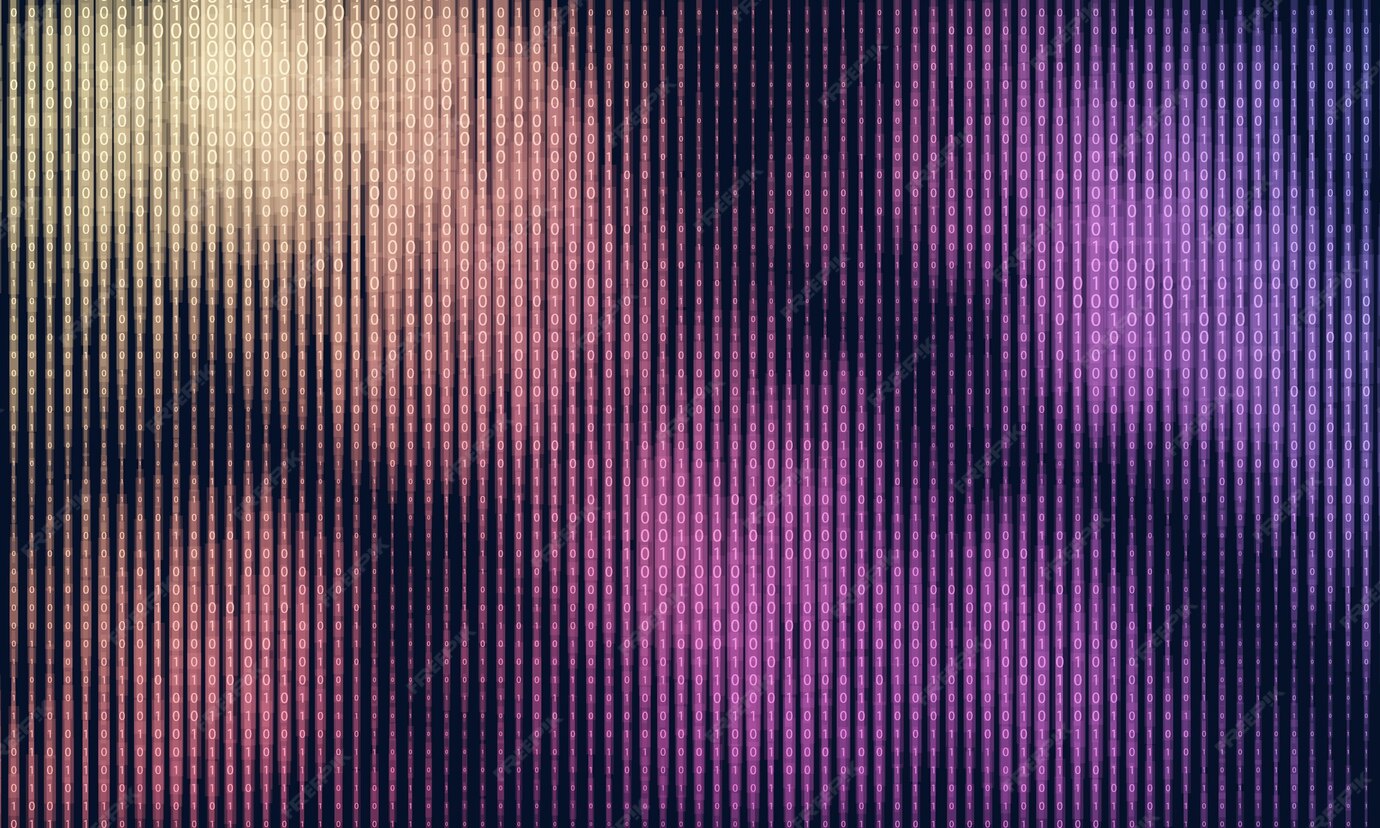 벡터 추상 빅 데이터 시각화 이진 숫자 문자열로 다채로운 데이터 흐름 컴퓨터 코드 표현 암호화 분석 해킹 비트 코인