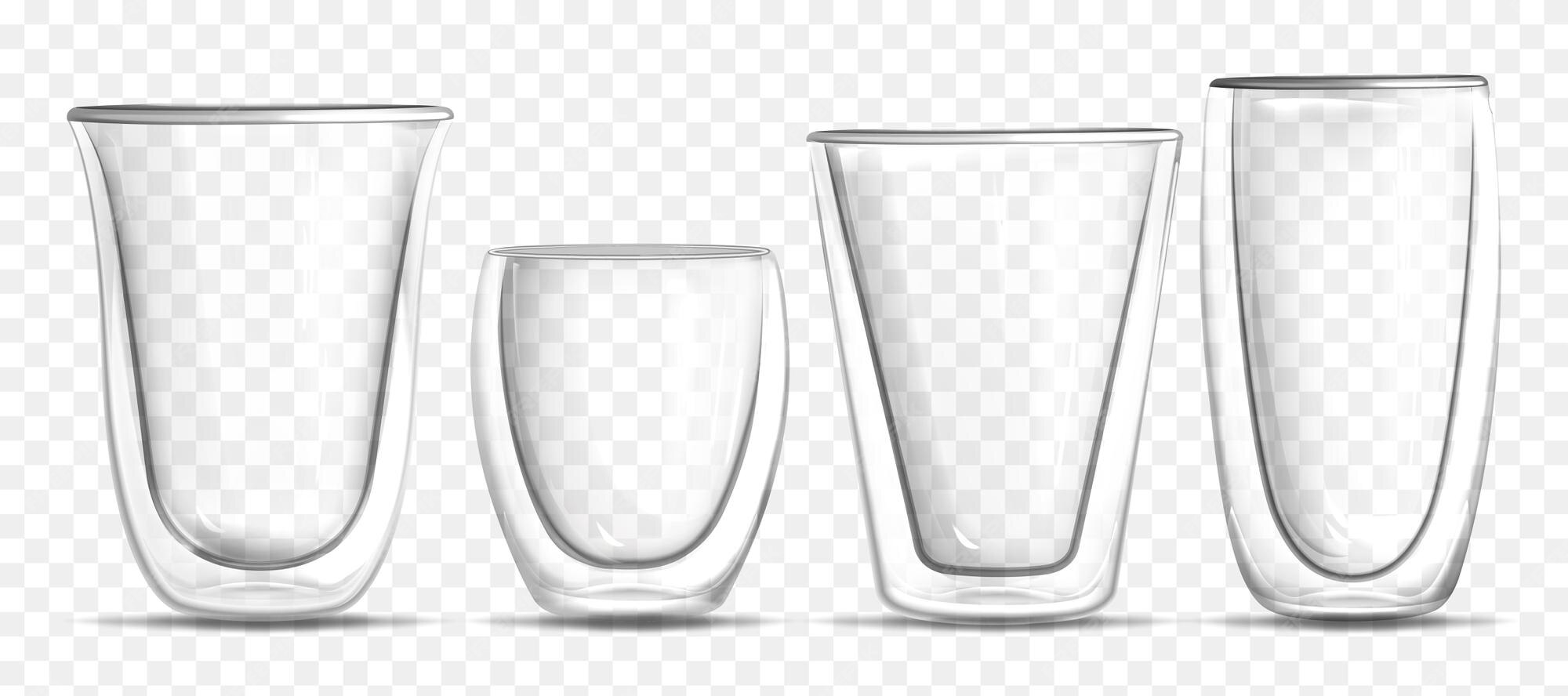 Empty Glass Cup Clip Art