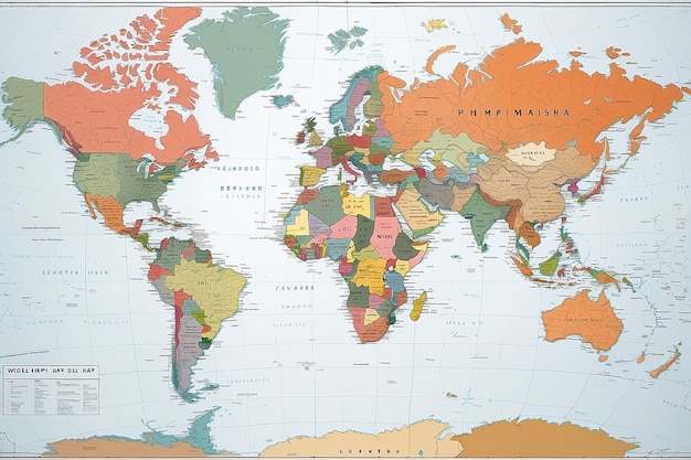 Carte du monde complète comprenant tous les pays avec un croquis ... Carte du monde complète comprenant tous les pays avec un croquis ...