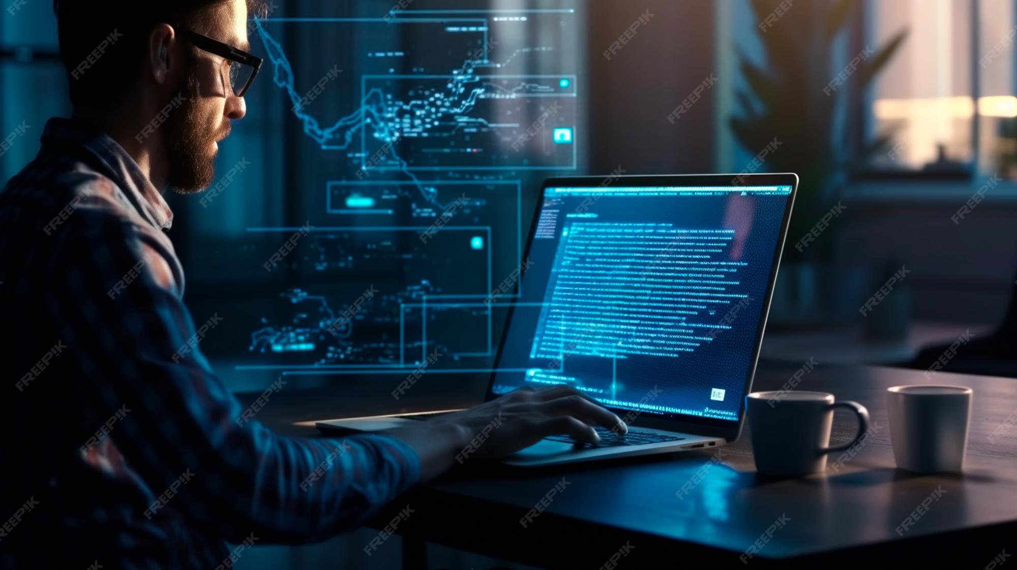 Concept de développement logiciel Programmeur de codage Ingénieur ...