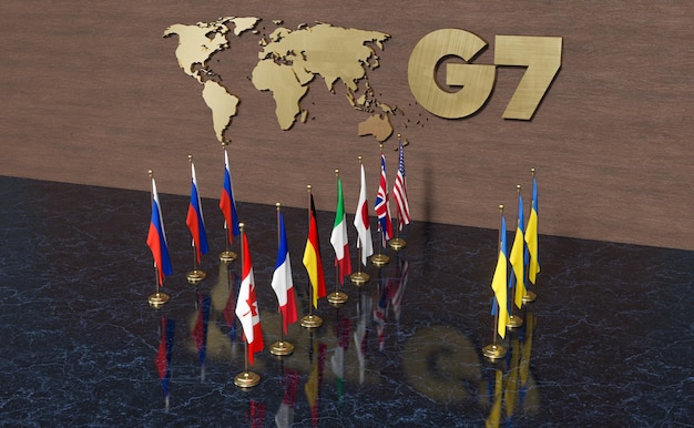 Drapeaux Du Sommet Du G7 Des Membres Du Groupe Des Sept Du G7 Et Liste ... Drapeaux Du Sommet Du G7 Des Membres Du Groupe Des Sept Du G7 Et Liste ...