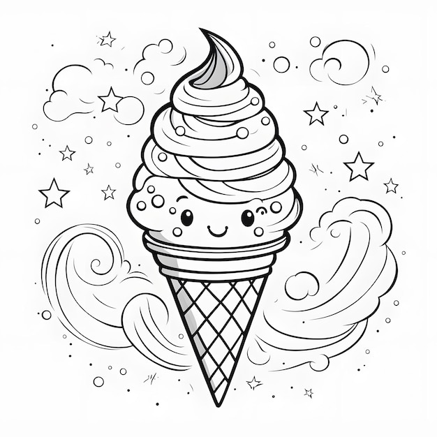 Page à Colorier Imprimable Pour Les Enfants Photo Premium