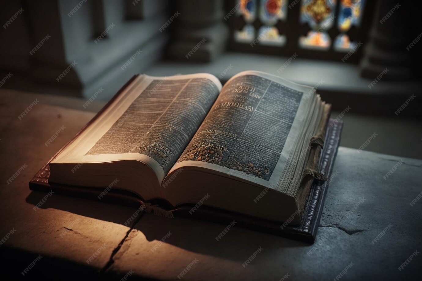 Sainte Bible Un Livre Ouvert Se Reflète Dans Le Tableau Livre Comme ... Sainte Bible Un Livre Ouvert Se Reflète Dans Le Tableau Livre Comme ...