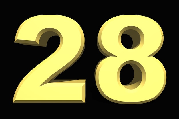 Premium Photo | 28 twenty-eight number 3d blue on a dark background Premium Photo | 28 twenty-eight number 3d blue on a dark background