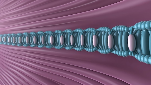 3D abstract representation of molecular structures and interactions ... 3D abstract representation of molecular structures and interactions ...