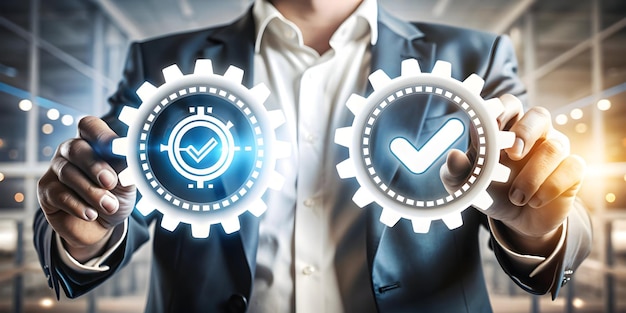 Premium Photo 3d Ai Automation And Qa Icons Symbolize Integrated Ai For Automating Qa Tasks 2058