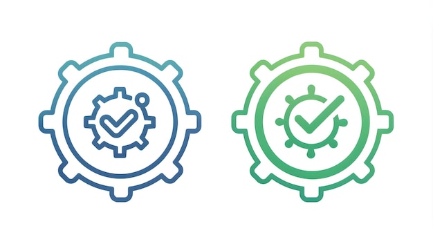 3d Ai Automation And Qa Icons For Vector Designs Ai Automates Qa Tasks Isolated On White
