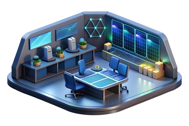 3D AI Driven Energy Control Room Background Futuristic Digital Monitors ... 3D AI Driven Energy Control Room Background Futuristic Digital Monitors ...
