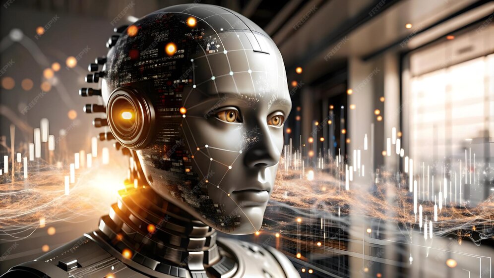 3d Ai Powered Predictive Analytics Vector Concept With Data Graphs And
