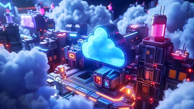 Cloud Computing Animation Pictures | Freepik