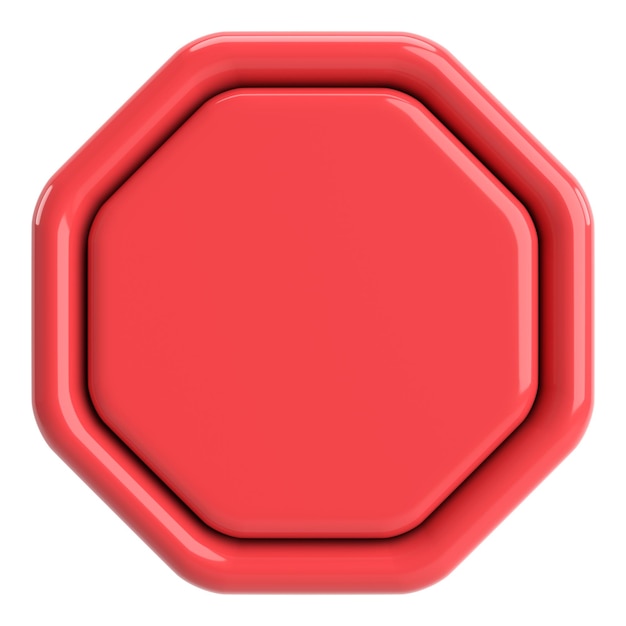 Premium Photo | 3D button Empty button 3D illustration Premium Photo | 3D button Empty button 3D illustration