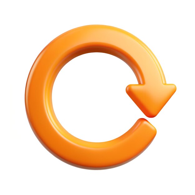 Premium Photo | 3d circular arrows refresh icon Premium Photo | 3d circular arrows refresh icon