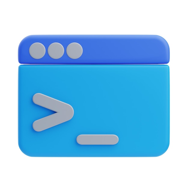Premium Photo | 3d command prompt illustration Premium Photo | 3d command prompt illustration