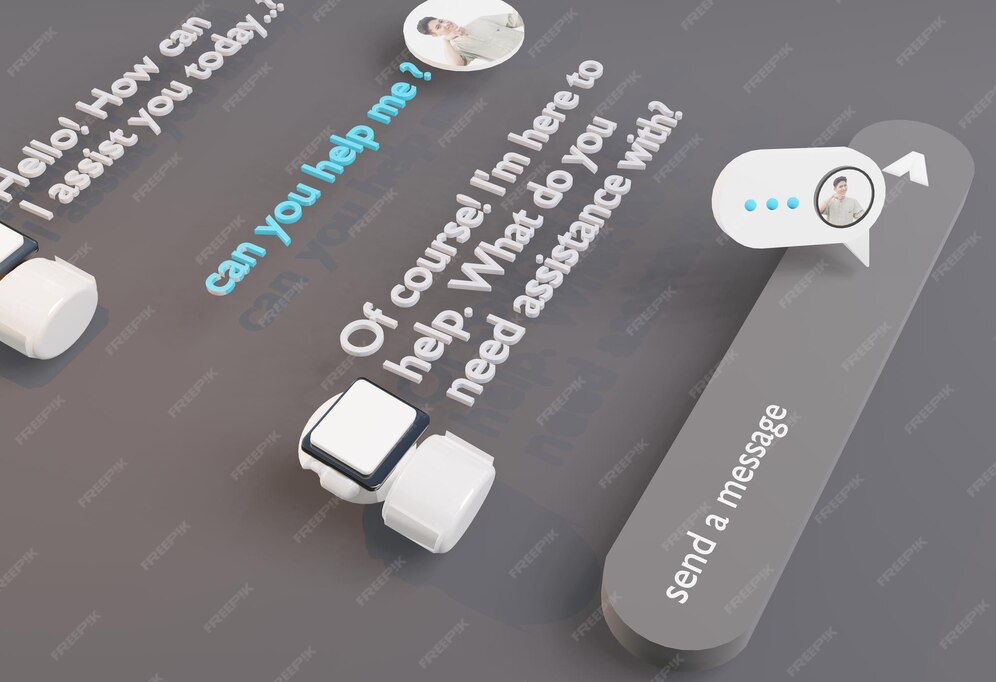 Premium Photo | 3d computer ai robot chatbot web uiux software programming algorithms 3d ...