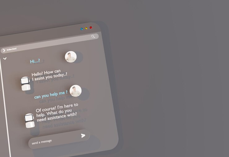 Premium Photo 3d Computer Ai Robot Chatbot Web Uiux Software Programming Algorithms 3d