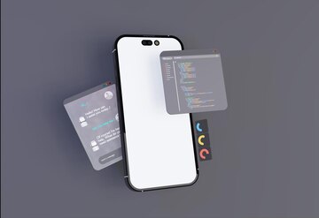 Premium Photo | 3d computer ai robot chatbot web uiux software ...