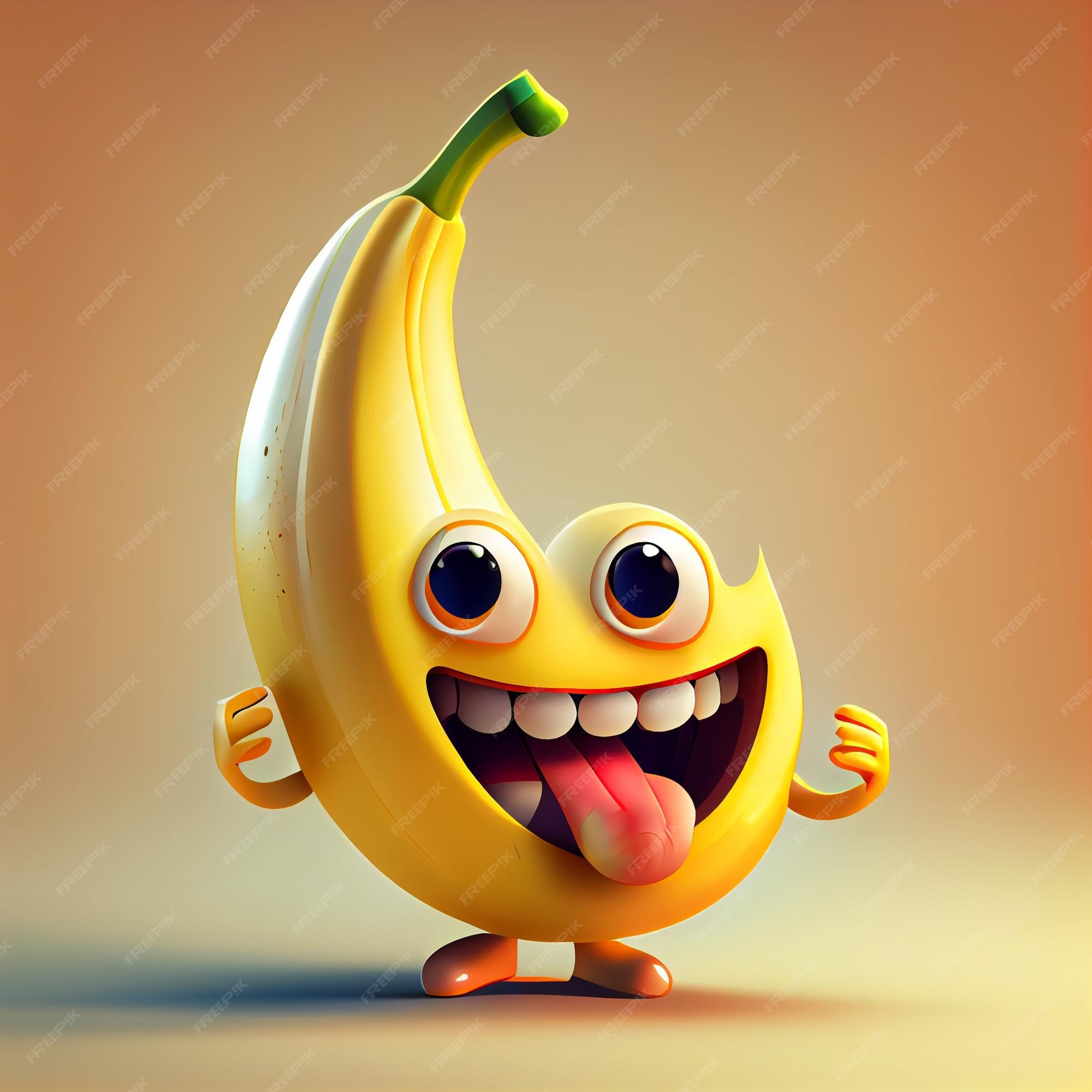 Banana Cartoon Character