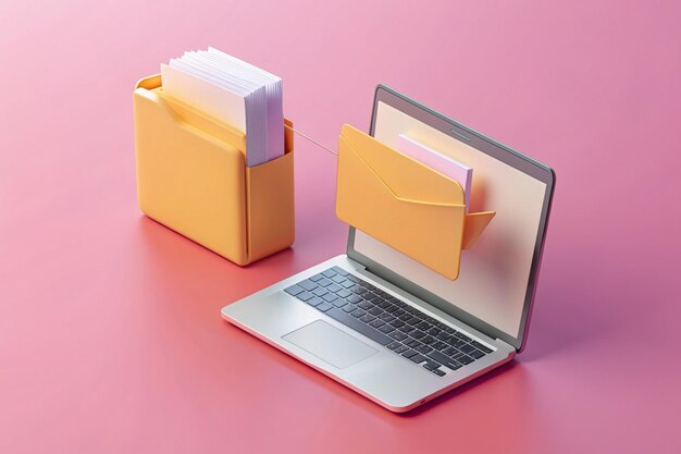 3d file transfer of document in folder file transfer encrypted form connection docs information ...