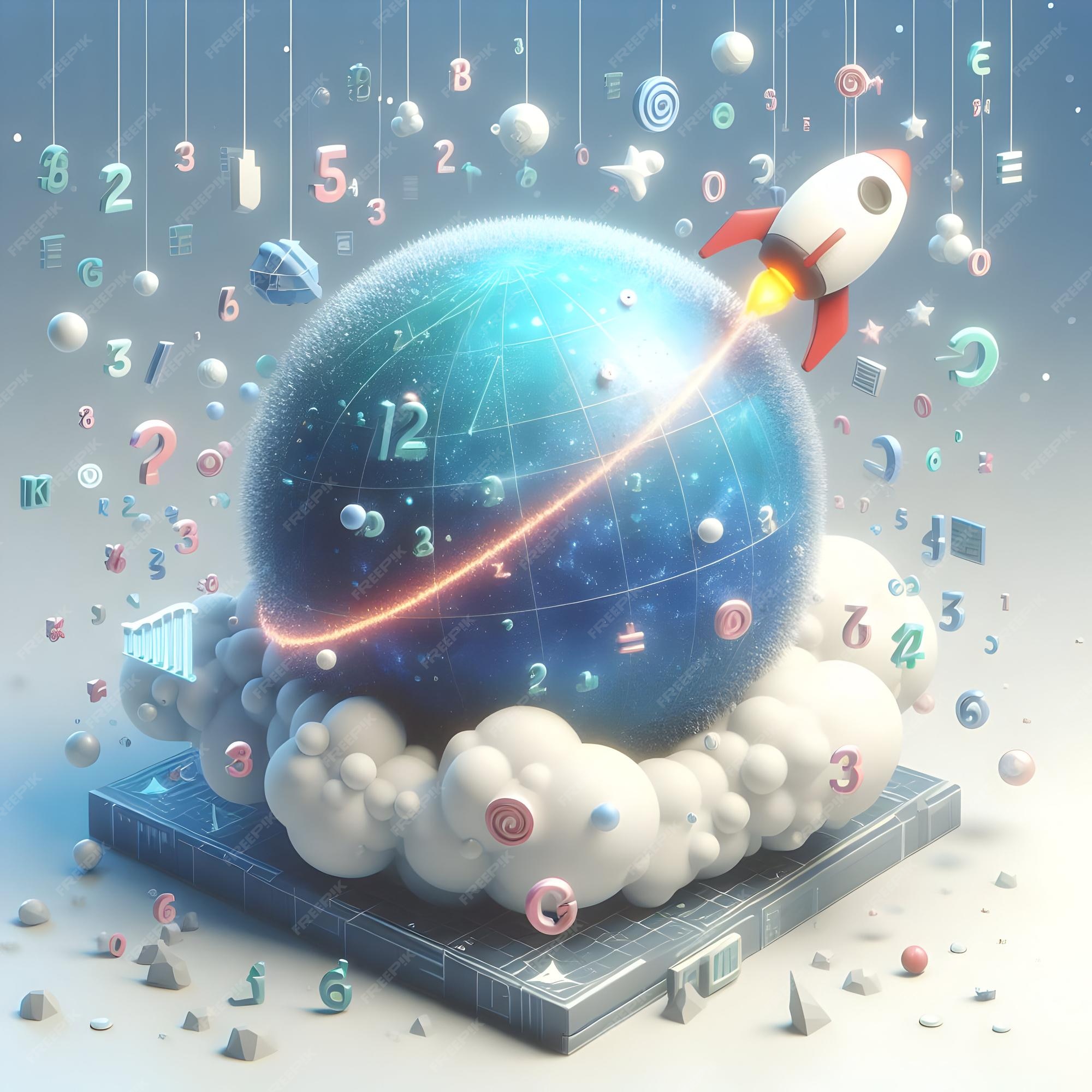 Premium Photo | 3D Flat Icon Astro Algorithms Concept Algorithms and ...