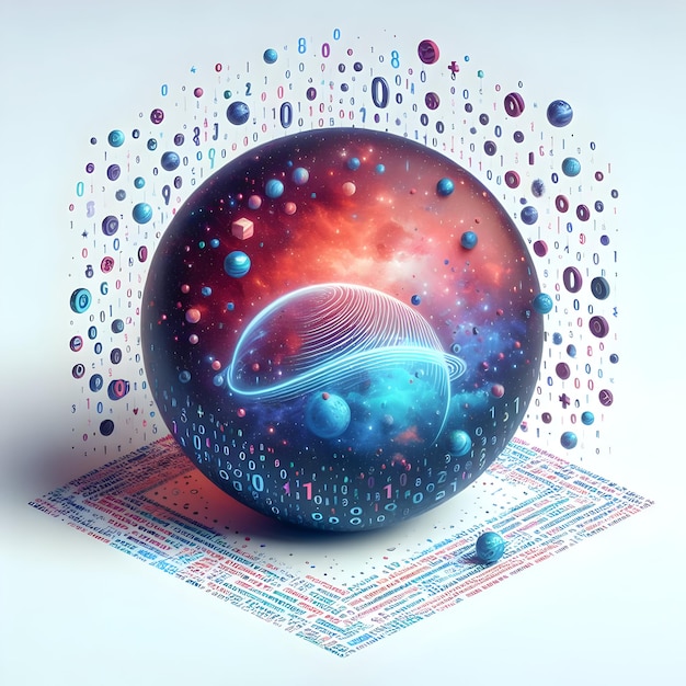 Premium Photo | 3D Flat Icon Cosmic Code Matrix Concept A matrix of ... Premium Photo | 3D Flat Icon Cosmic Code Matrix Concept A matrix of ...
