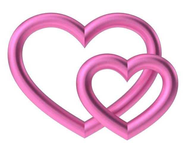 Premium Photo 3d Heart Valentine Card Decoration 3d Illustration