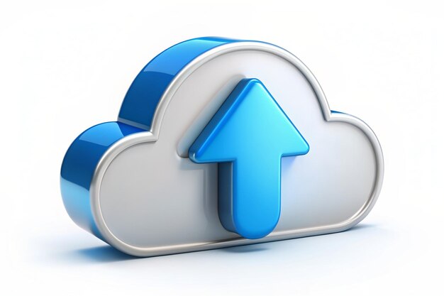 3d icon upload data to cloud computing concept for file sharing and data transfer system Upload ...