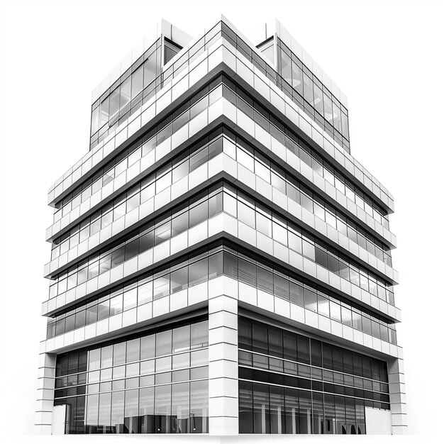 A 3d office rendering building | Premium AI-generated image A 3d office rendering building | Premium AI-generated image