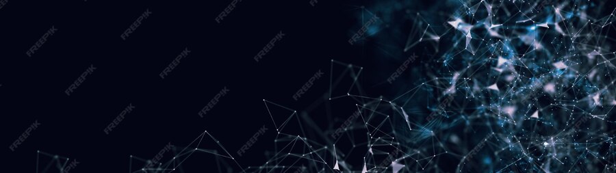 Premium Photo | 3d render composition based on plexus. use different ...