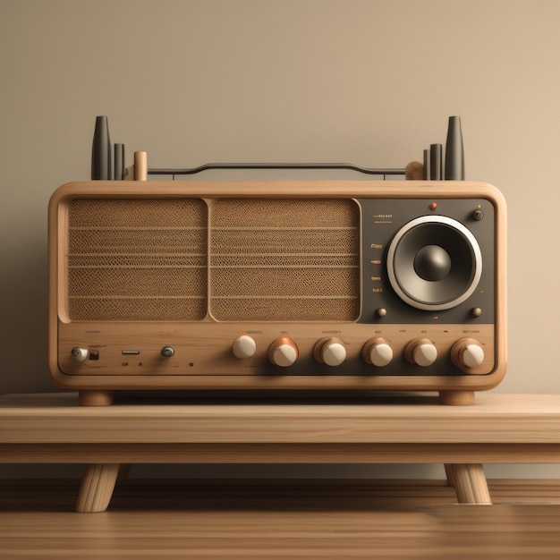 Premium Photo | 3D Render Portable Radio ai_generated Premium Photo | 3D Render Portable Radio ai_generated