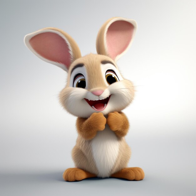 Premium Photo | 3d render rabbit Ai Generated Premium Photo | 3d render rabbit Ai Generated