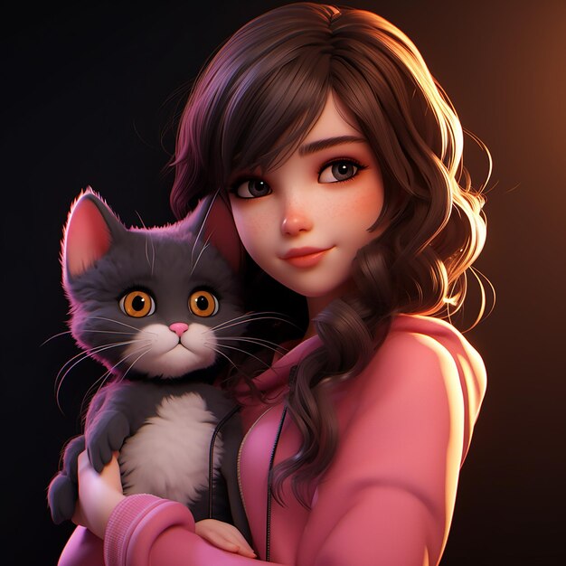 95000 3d Anime Cat Girl Pictures