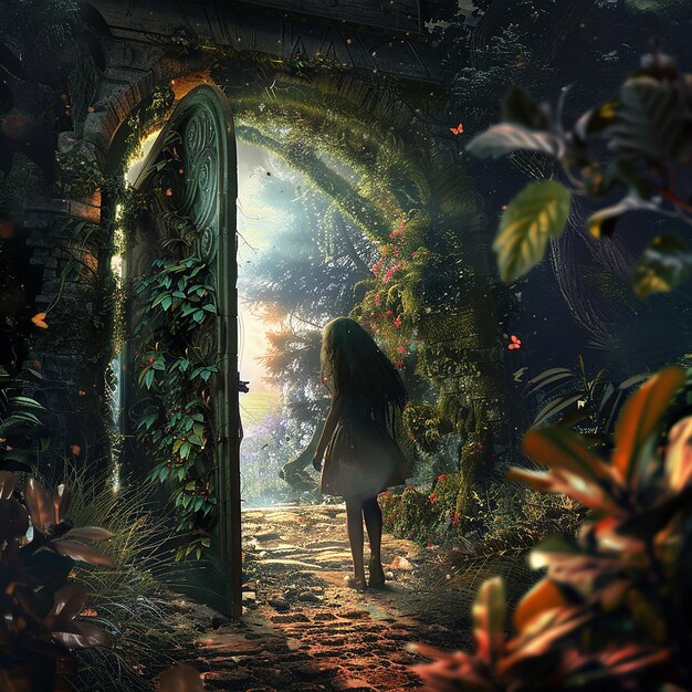 Premium Photo | 3d rendered photos of magical door opens to magical ... Premium Photo | 3d rendered photos of magical door opens to magical ...