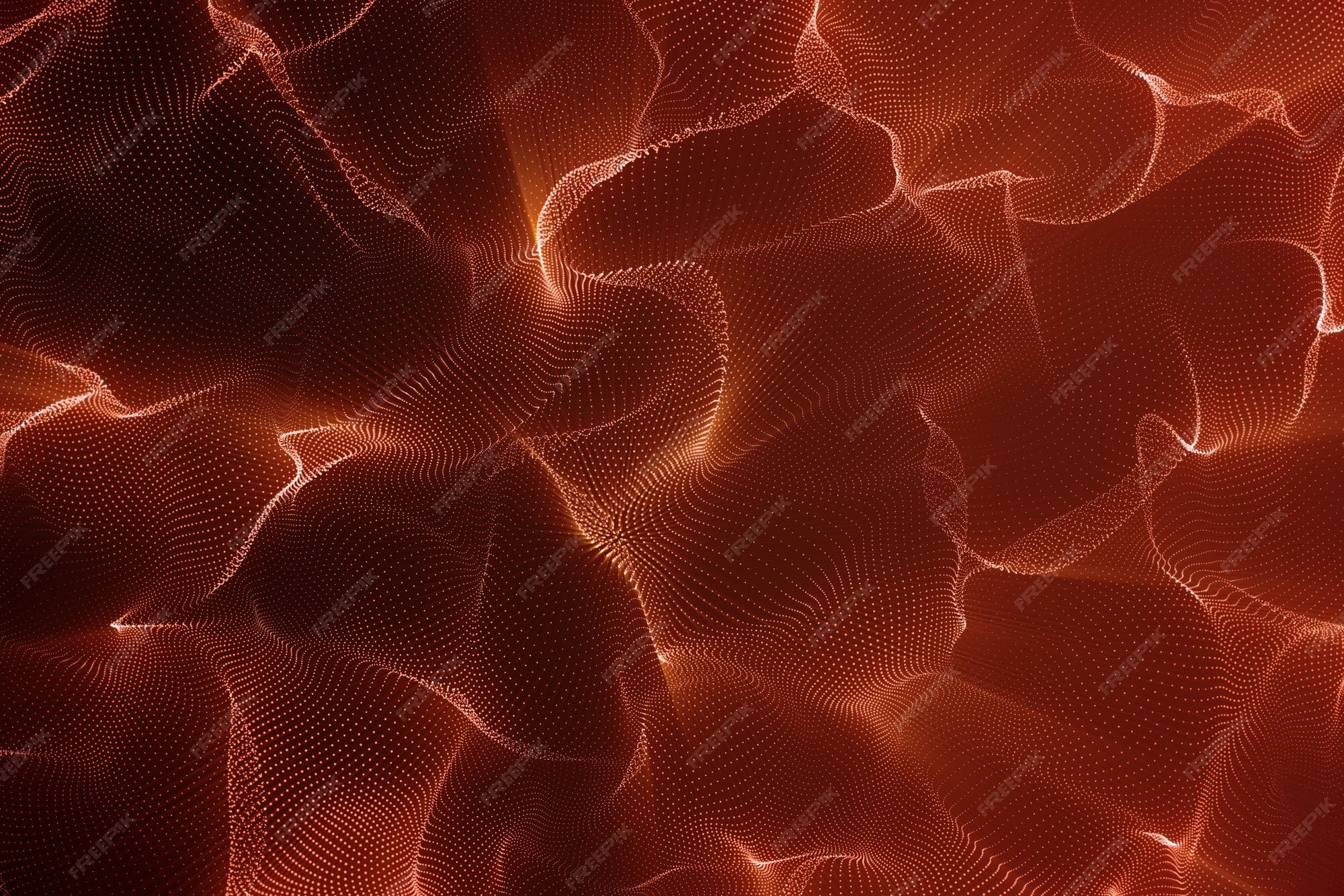 Premium Photo 3d Rendering Abstract Polygonal Low Poly Wave Background With Connecting Dots