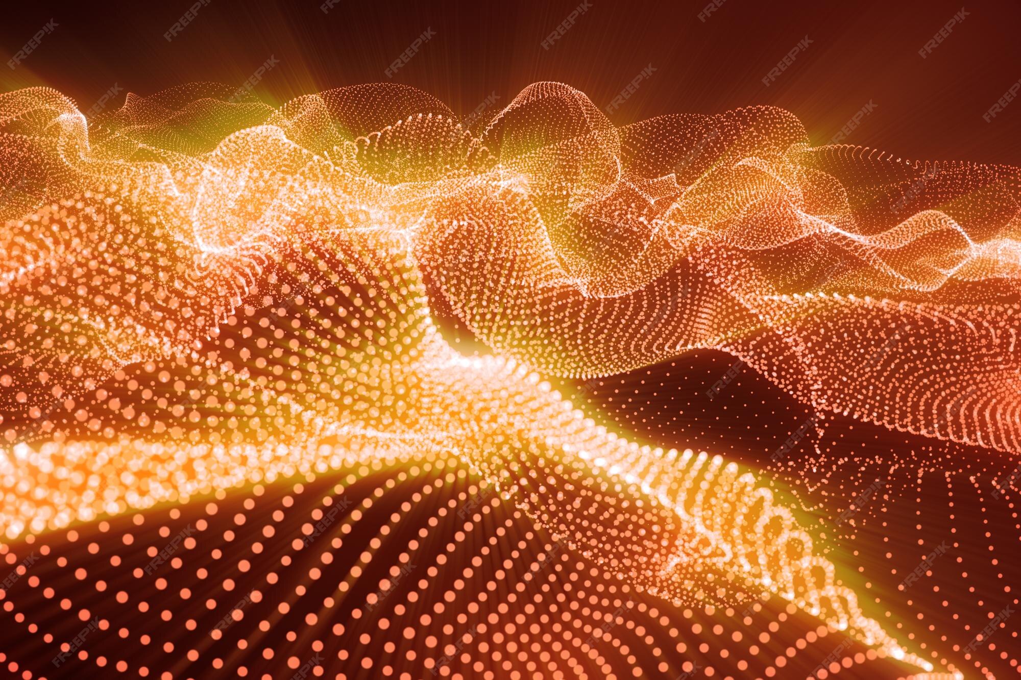 Premium Photo 3d Rendering Abstract Polygonal Low Poly Wave