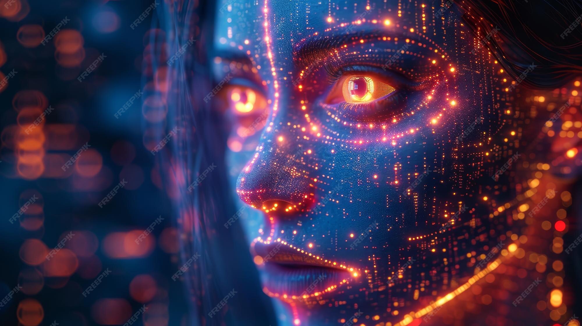 3D rendering of AI Artificial intelligence technology isometric concept Cybernetic brain ...