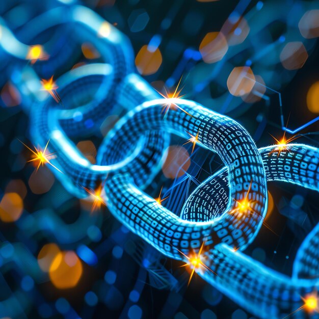 Premium Photo 3d Rendering Of A Blockchain The Blockchain Is A Distributed Database That Is