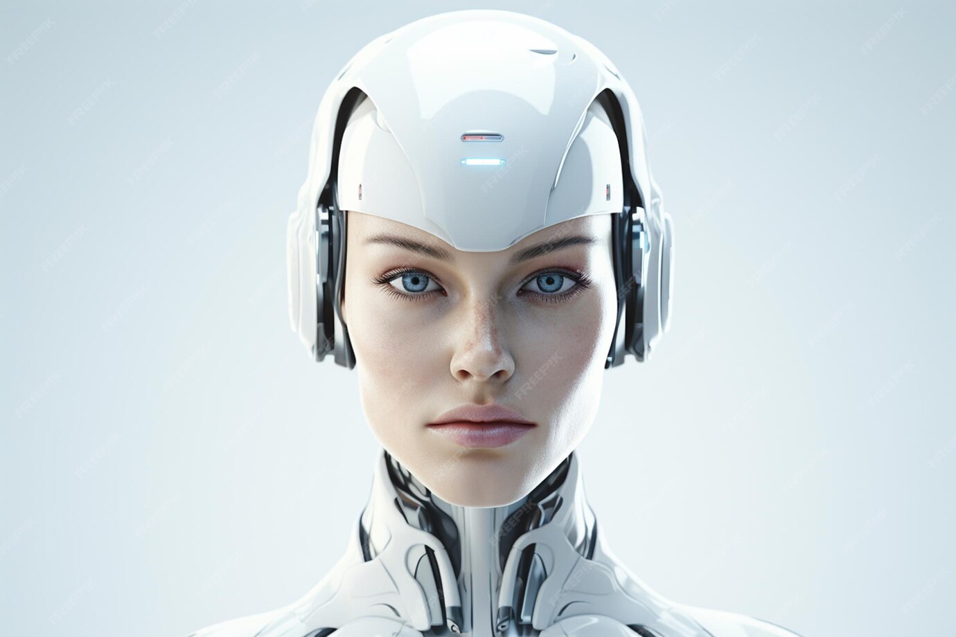 Premium Photo | 3d rendering humanoid robot or female robot with ... Premium Photo | 3d rendering humanoid robot or female robot with ...
