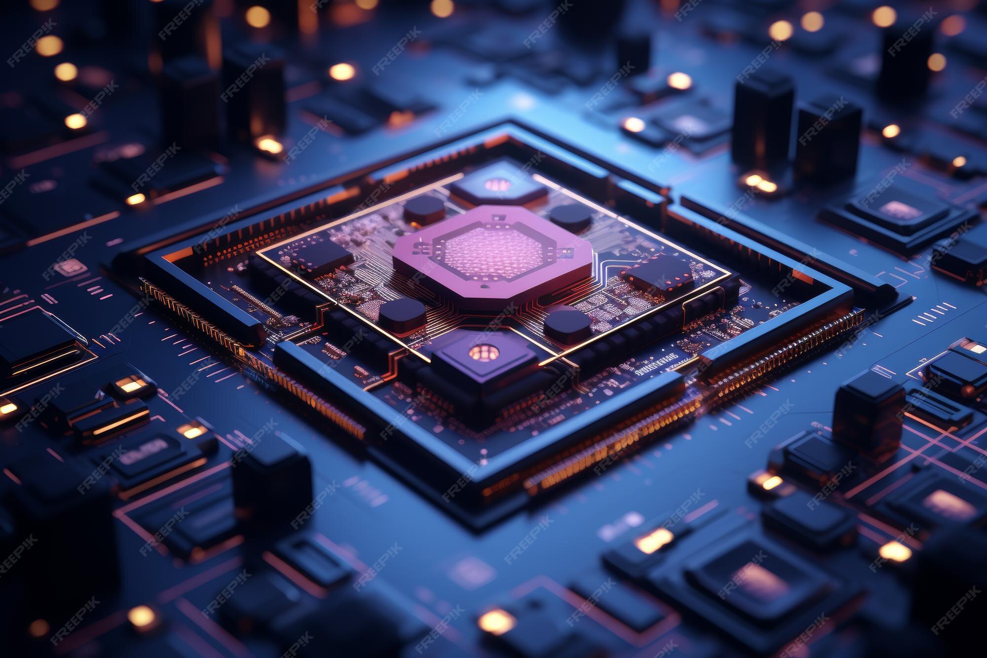 3d Rendering Of Modern Computer Tech With Ai Data Mining And Machine Learning In Ml Process