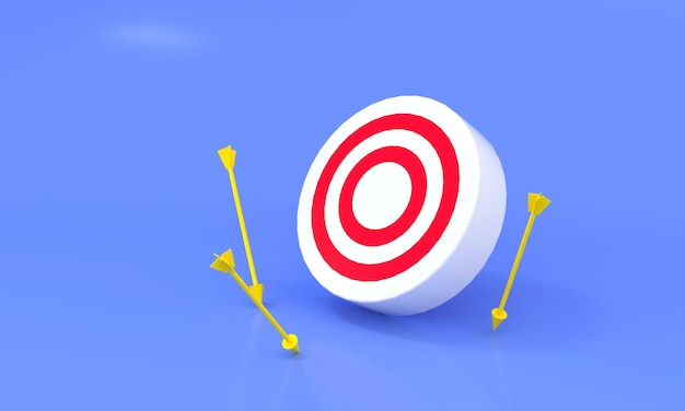 Premium Photo | 3d rendering targets and arrows and business concepts Premium Photo | 3d rendering targets and arrows and business concepts