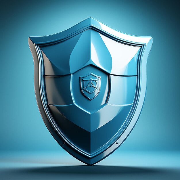 Premium AI Image | 3d_shield_clean_white_background_product_photography Premium AI Image | 3d_shield_clean_white_background_product_photography
