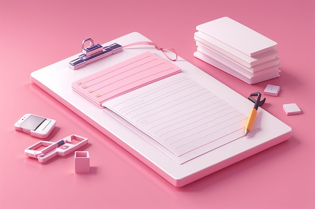 Premium Photo | 3d white clipboard task management todo check list on ... Premium Photo | 3d white clipboard task management todo check list on ...