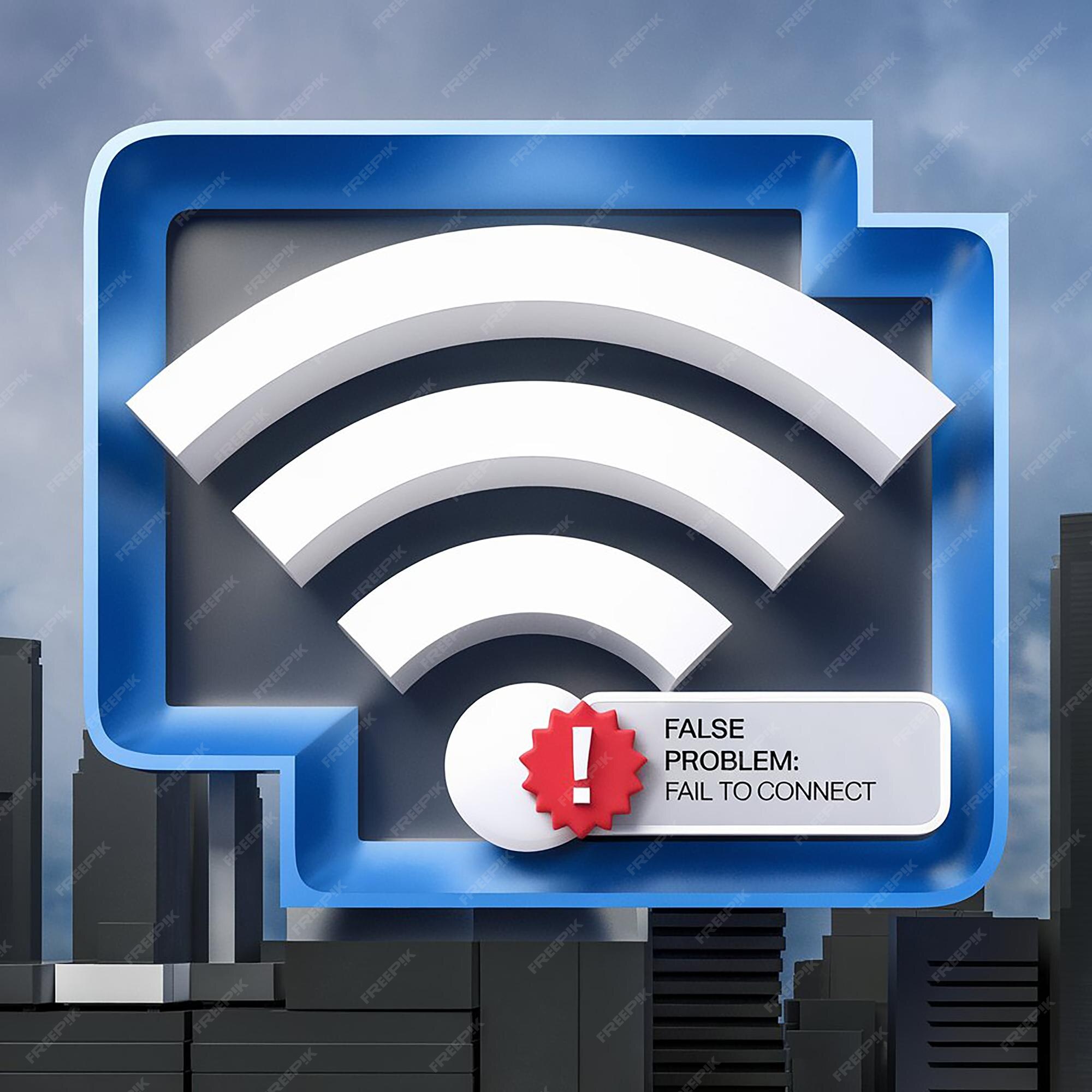 3d wireless connect and sharing network on internet with alert notice Hotspot access point for ...