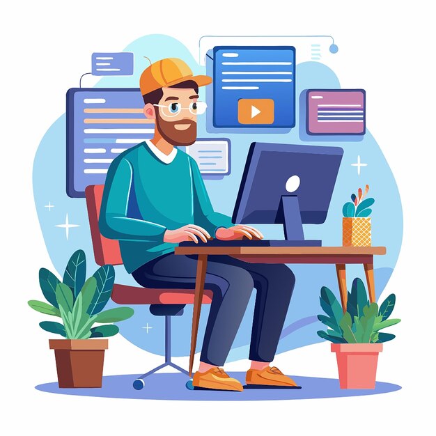 Man Program Images - Free Download on Freepik