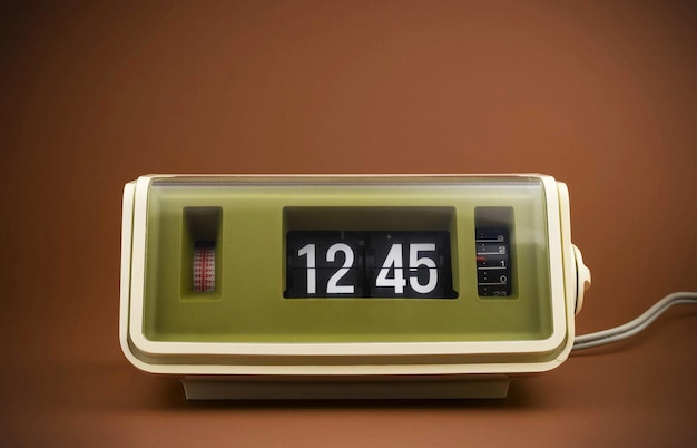 Premium Photo | The 70s digital flip clock Premium Photo | The 70s digital flip clock