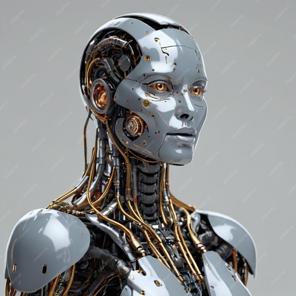 An Abstract 3D Background of AI Front View Robot | Premium AI-generated ... An Abstract 3D Background of AI Front View Robot | Premium AI-generated ...