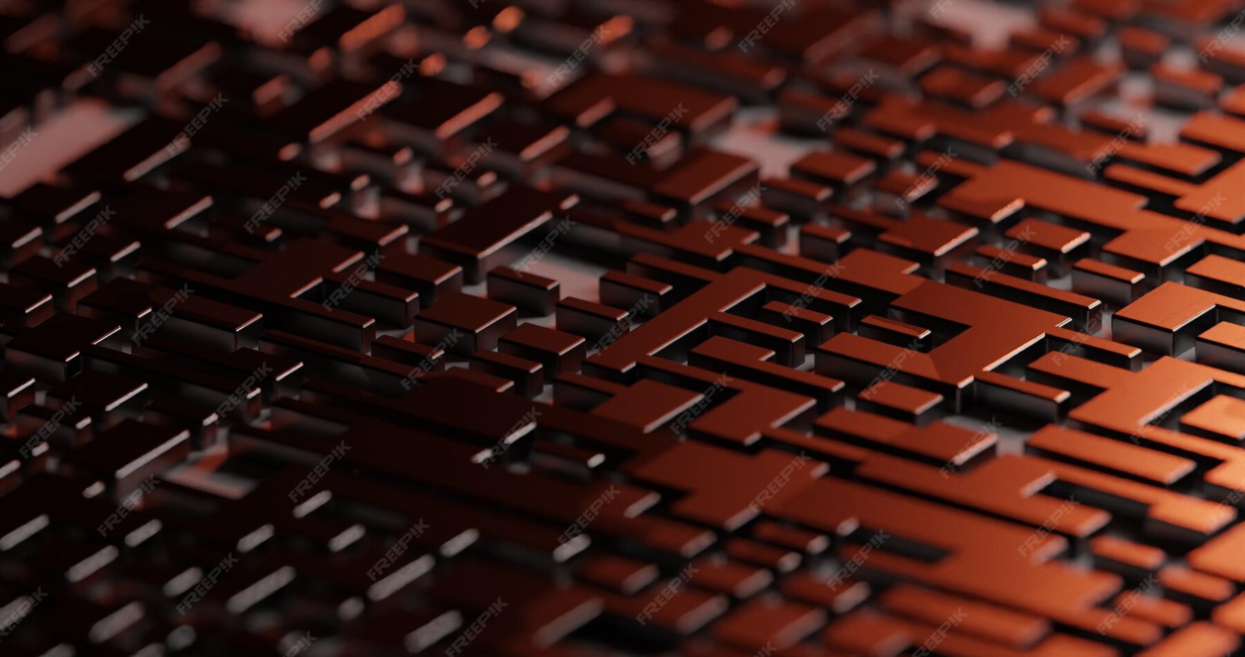 Premium Photo | Abstract 3d design background with gpu cpu technology pattern of lines circuit ...