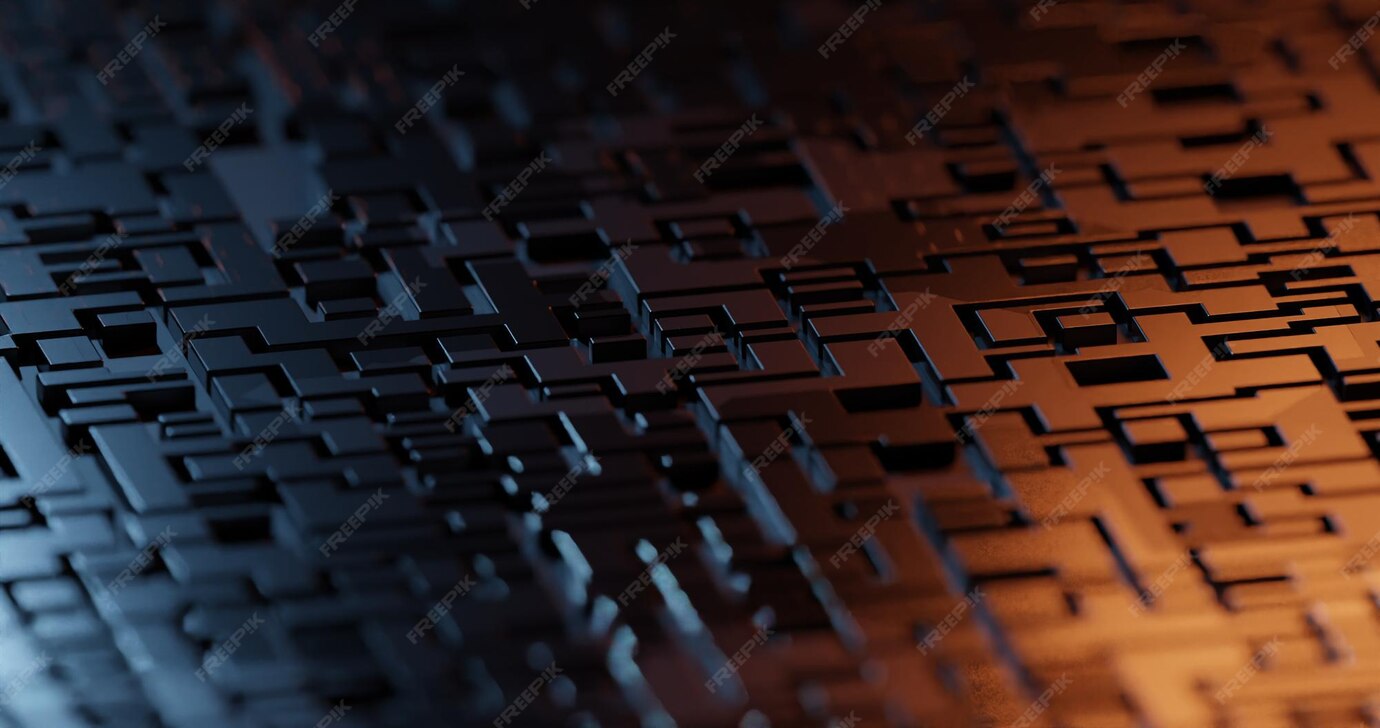 Premium Photo | Abstract 3d design background with gpu cpu technology pattern of lines circuit ...