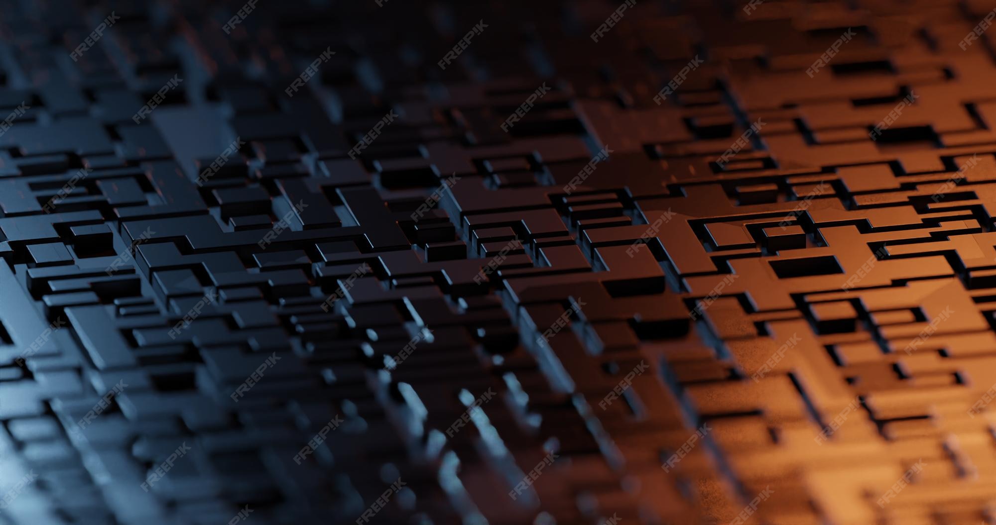 Premium Photo | Abstract 3d design background with gpu cpu technology pattern of lines circuit ...